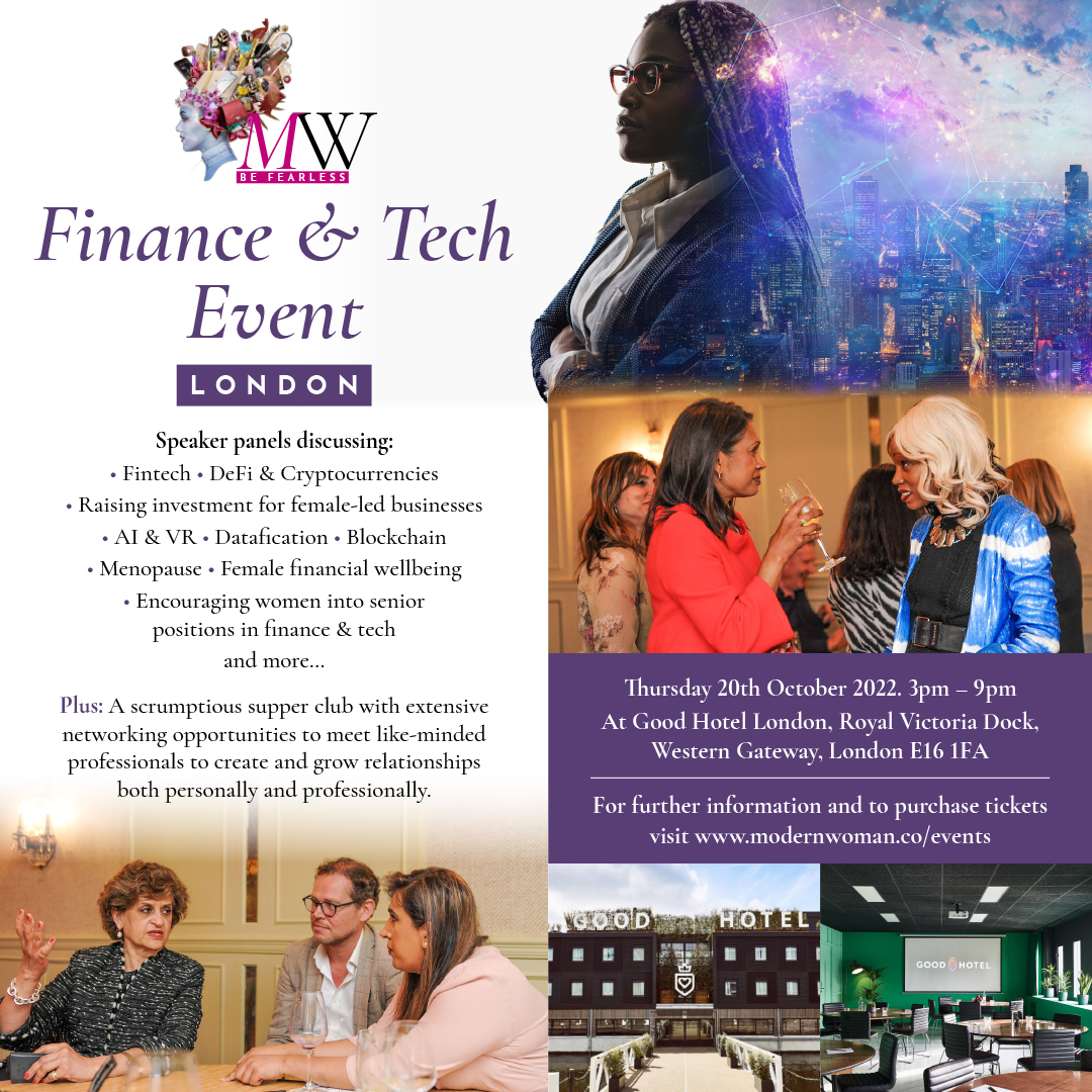 Finance and Tech event - 20th October / Modern Woman